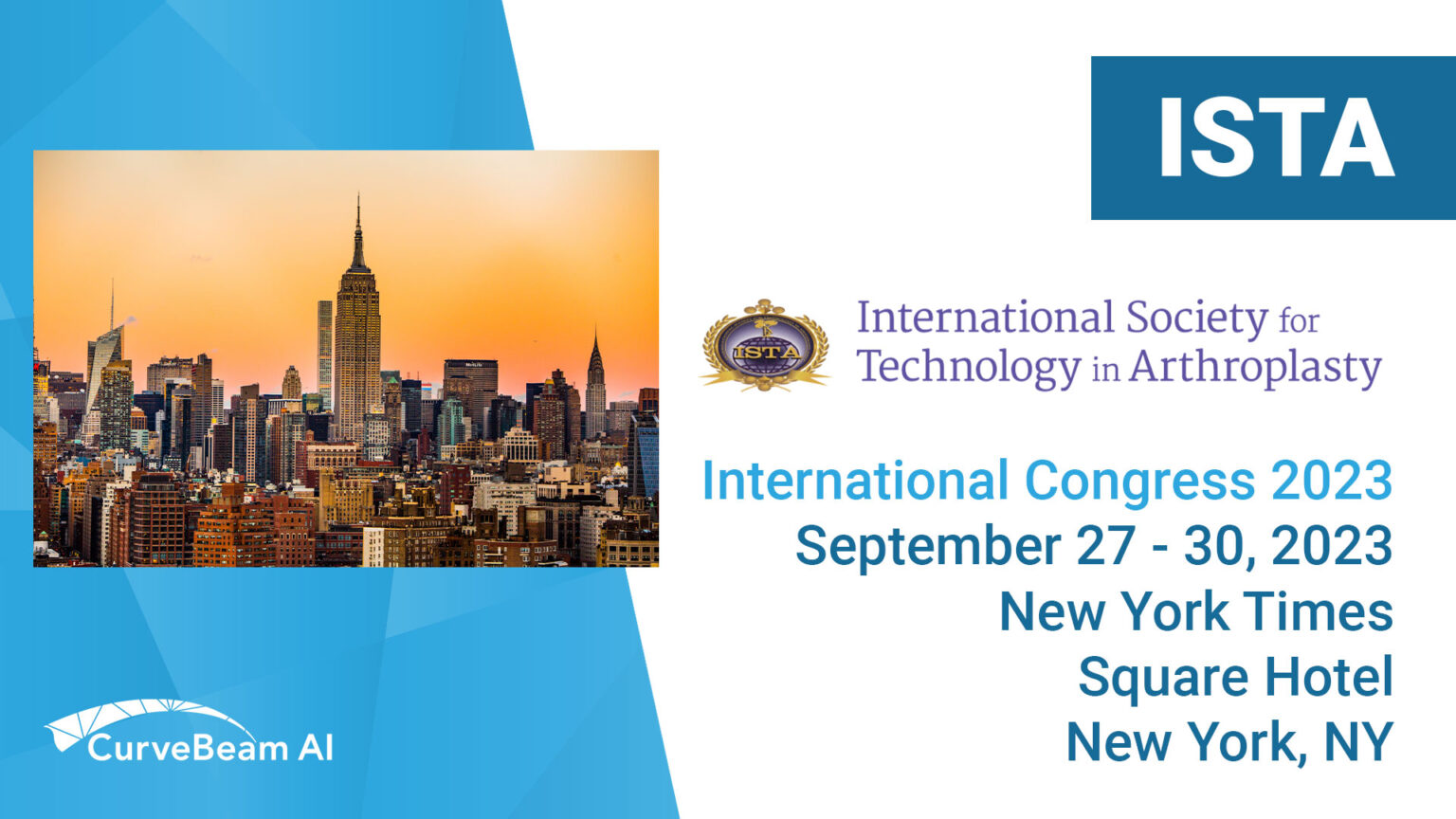 ISTA International Congress 2023 - CurveBeam AI