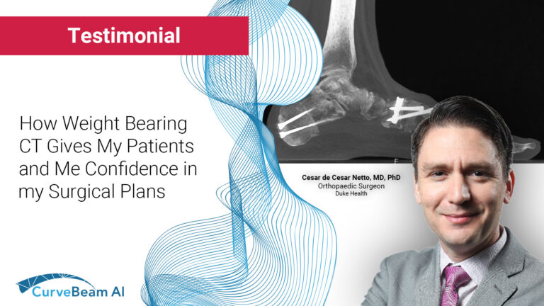 CurveBeam AI - bilateral, weight bearing 3D views of the foot, ankle ...